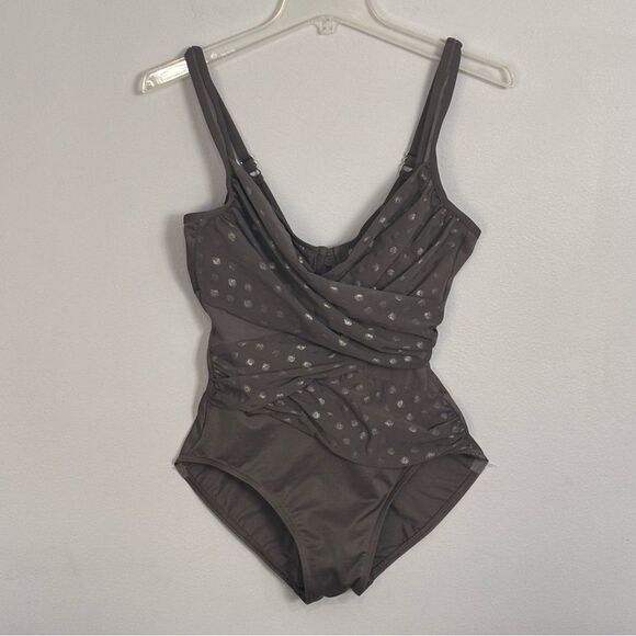 Miraclesuit | Swim | Miraclesuit Womens Bathing Suit Swimsuit Gray ...